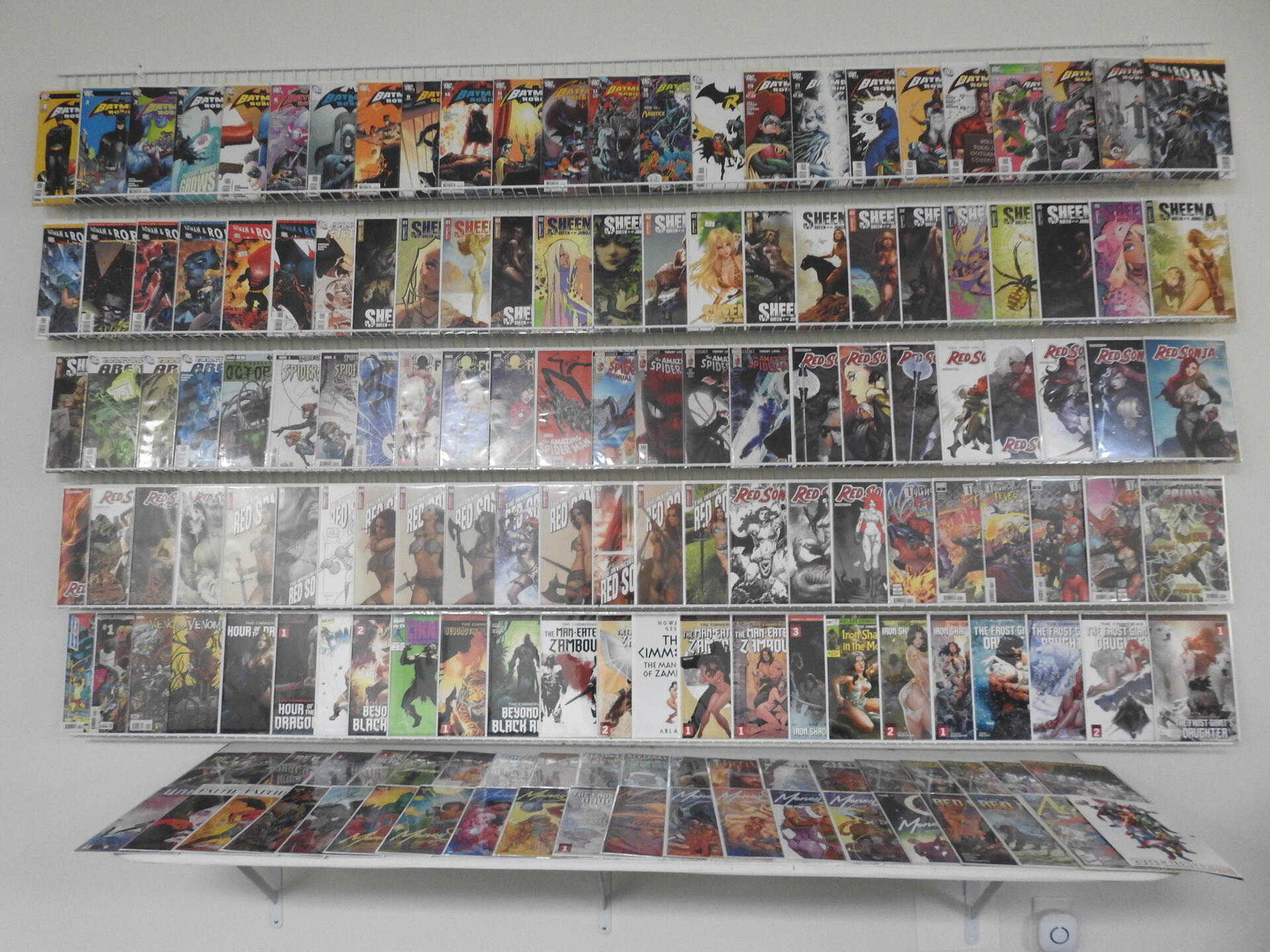 Huge Lot of 160 Comics W/ Red Sonja, Batman & Robin, Venom Avg. VF+ ...