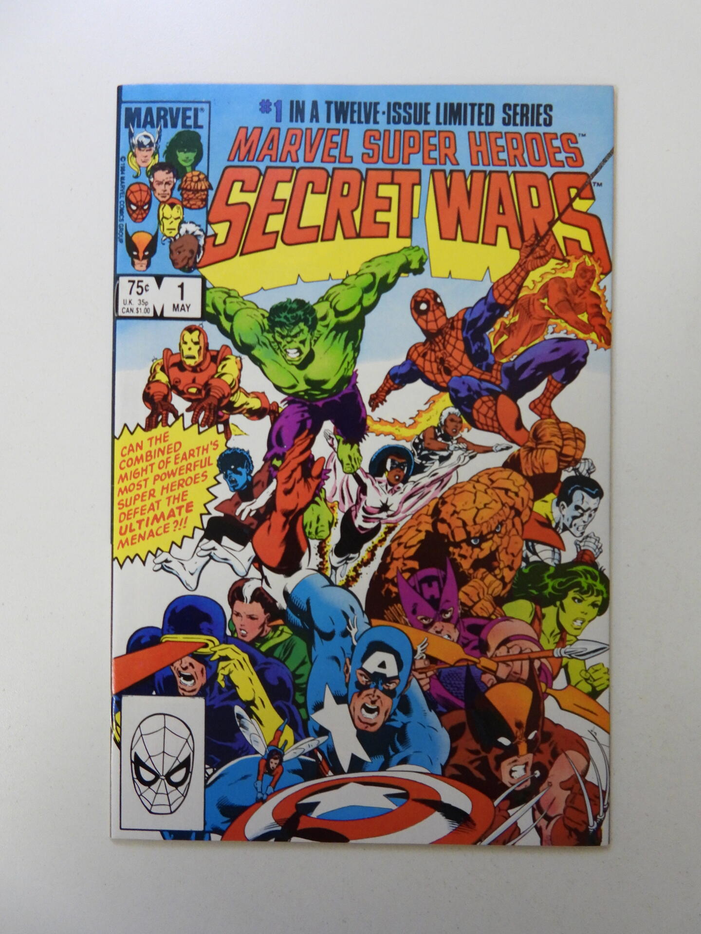 Marvel Super Heroes Secret Wars #1 Direct Edition (1984) VF+ condition ...