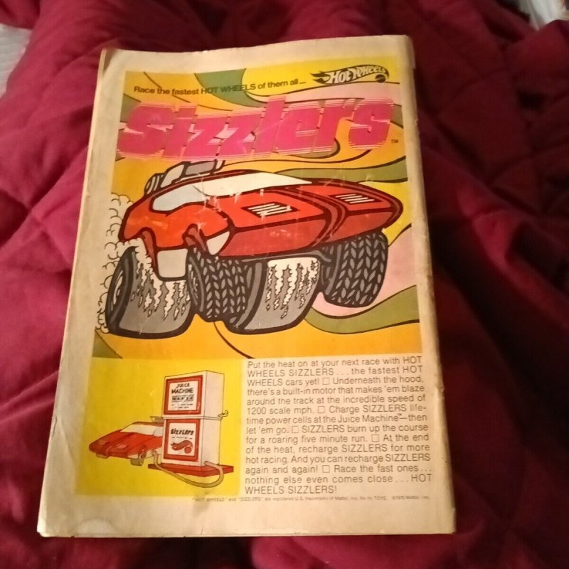 Hot Wheels 4 DC cars Comic Book 1970 Alex Toth art Bronze Age car toons ...