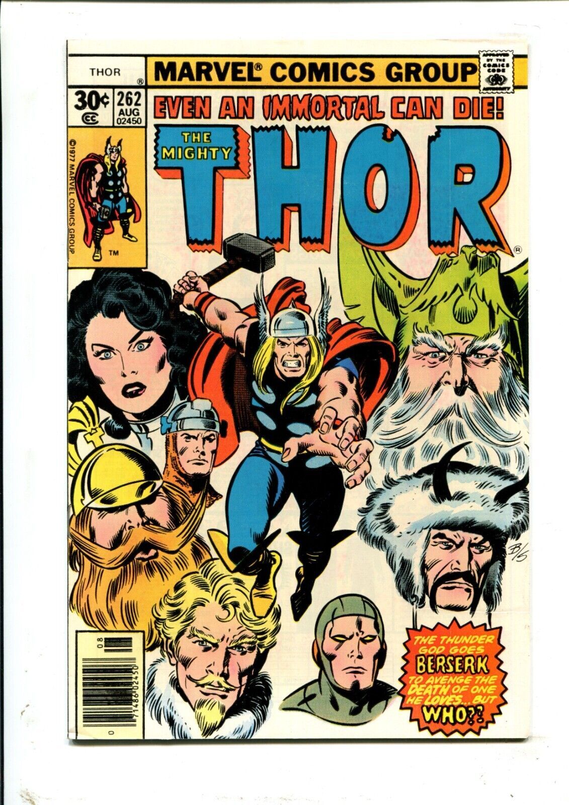 Thor #262 - John Buscema, Joe Sinnott Cover Art. (8.5) 1977 | Comic ...