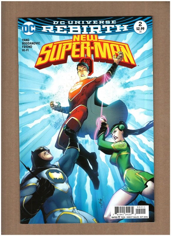 New Super-man #2 DC Rebirth 2016 Chinese Superman NM- 9.2 | Comic Books ...