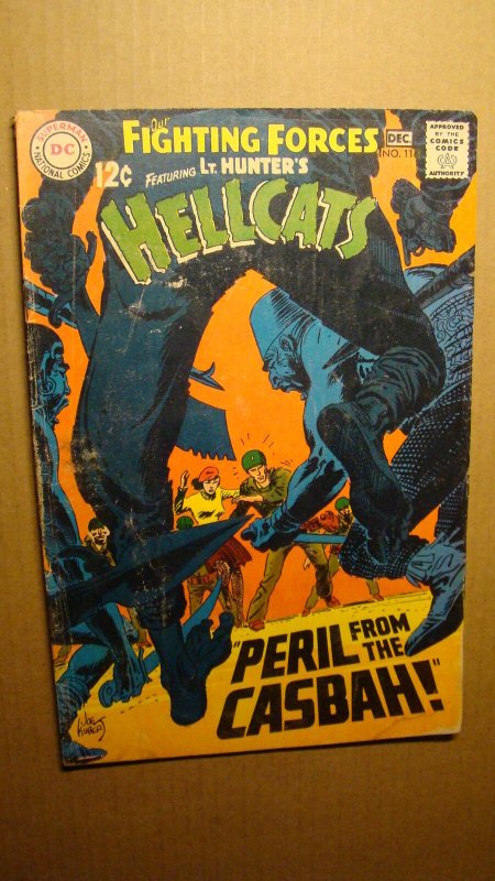 OUR Fighting Forces 116 *Solid Copy* JOE Kubert ART 1967 Hellcats VS ...
