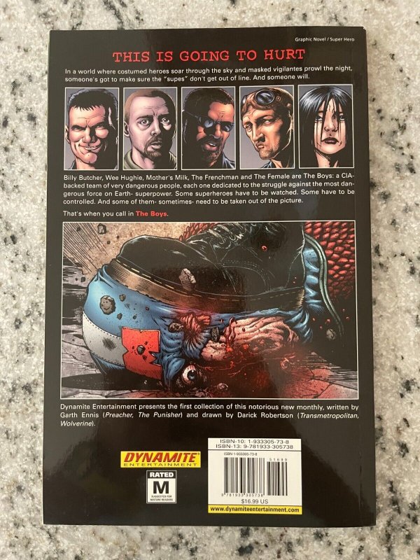 The Boys Vol. # 1 The Name Of The Game Dynamite Comics TPB Graphic ...