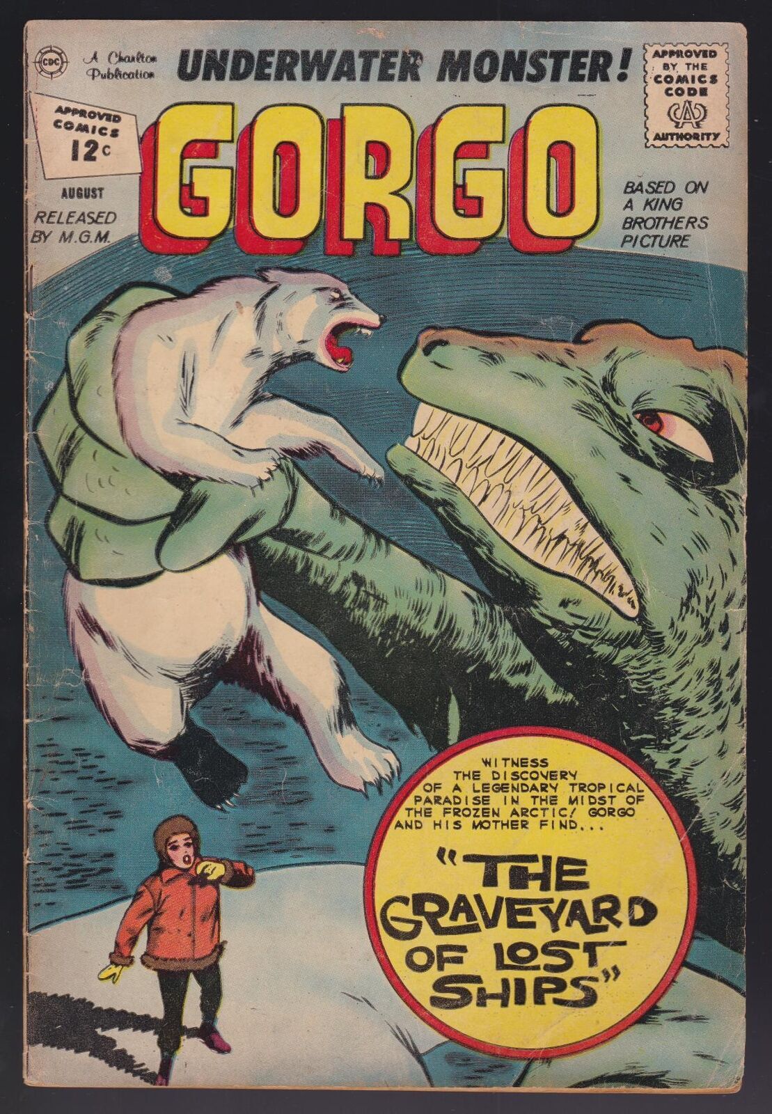 Gorgo #8 (Aug 1962) 4.0 VG Charlton Kaiju Monster Comic | Comic Books ...