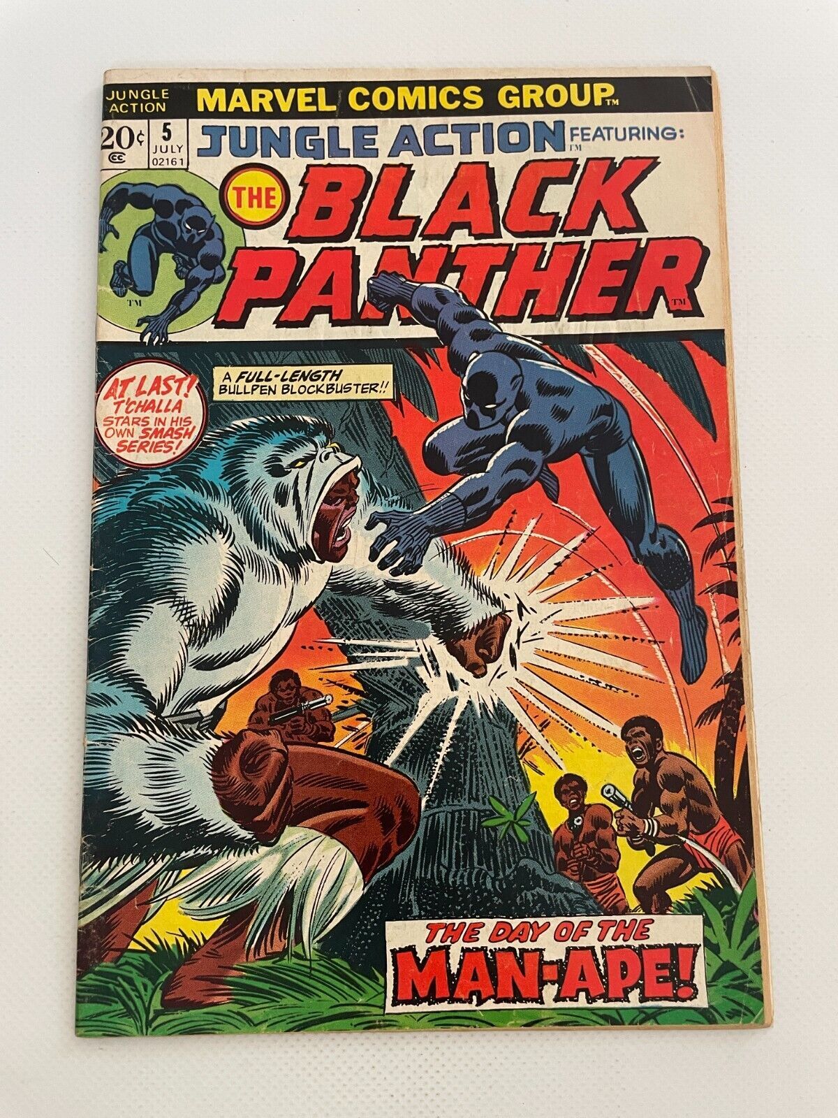 Jungle Action # 5 FN Marvel Comic Book 1st Solo Black Panther Issue 10 ...