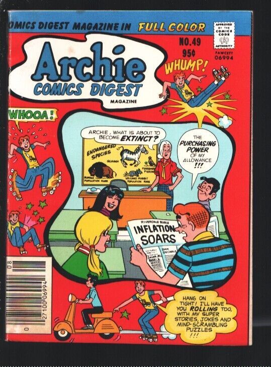 Archie Comics Digest #49 1981-Archie-Betty & Veronica-high grade-VF ...