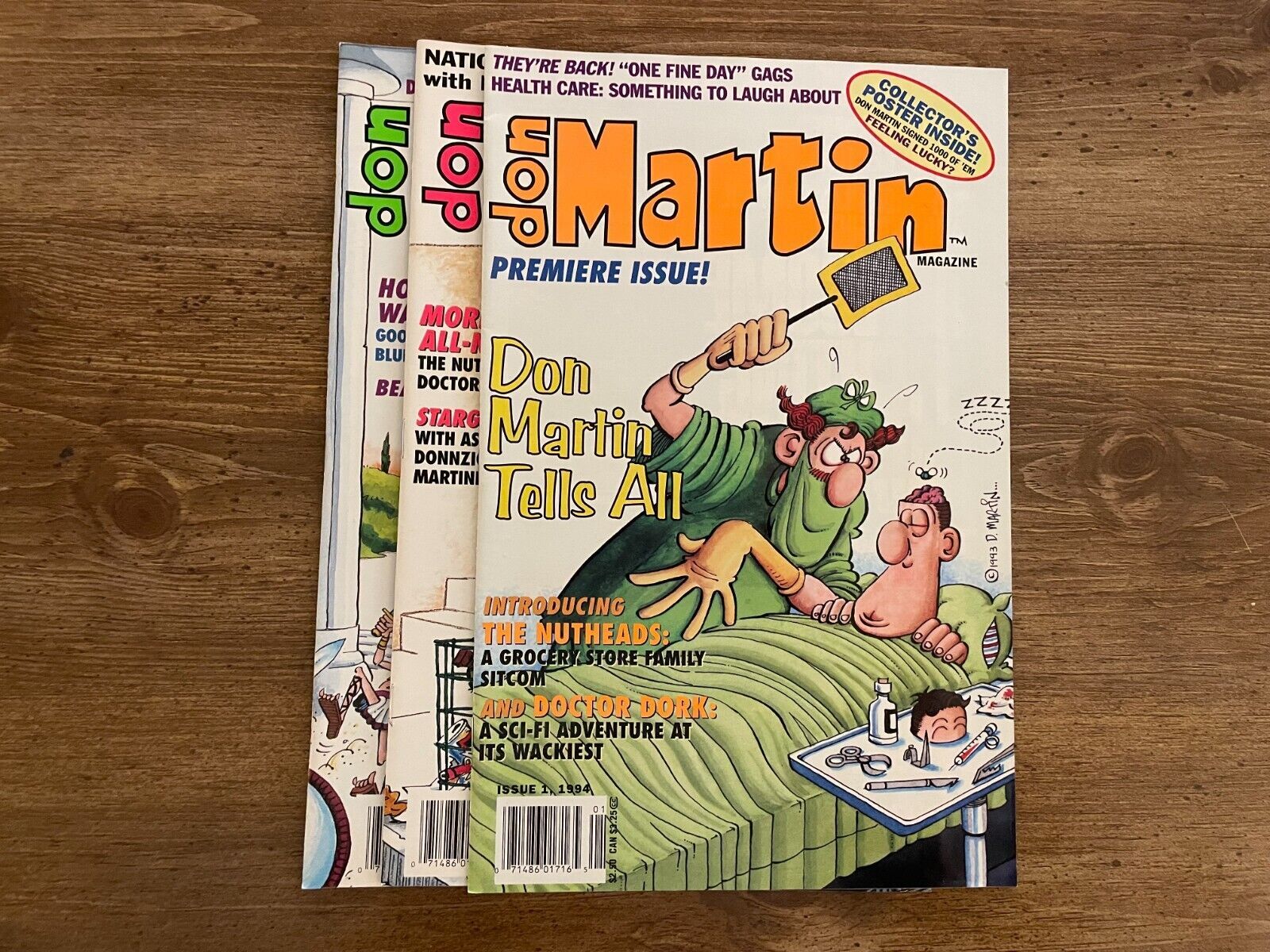 Lot Of 3 Don Martin Magazine Comic Books # 1 2 3 1993 Doctor Dork MAD ...