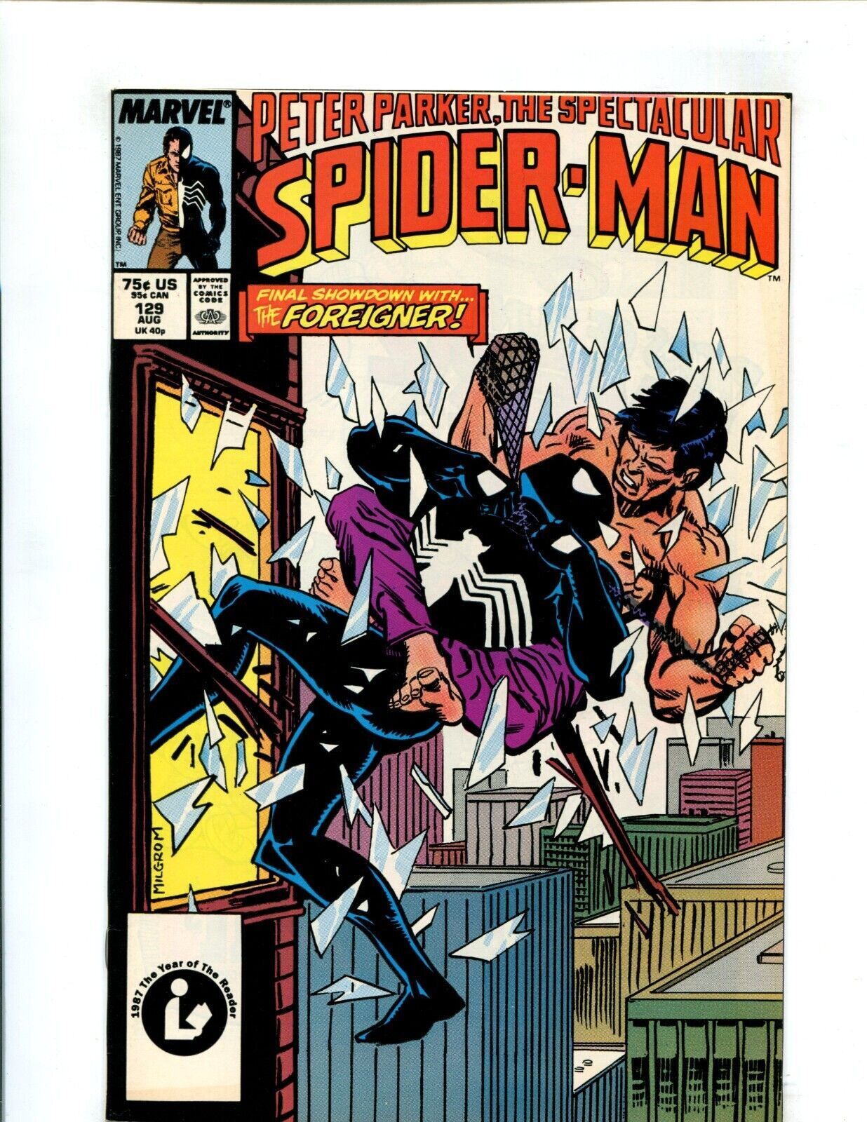 (1987) Peter Parker, The Spectacular Spider-Man #129 - THE FOREIGNER ...