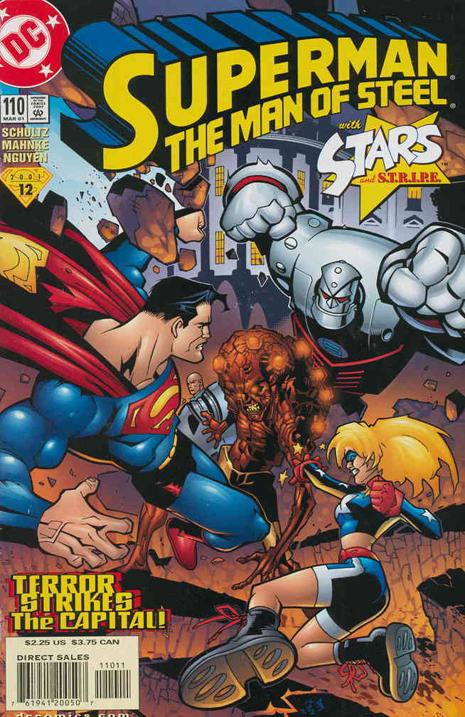 Superman: The Man of Steel #110 FN ; DC | Stars and S.T.R.I.P.E. STRIPE ...