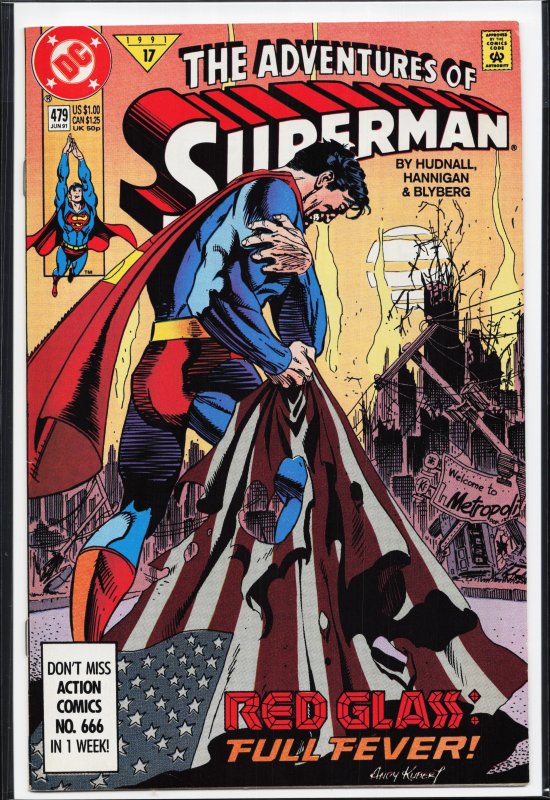 Adventures of Superman #479 (1991) Superman | Comic Books - Copper Age ...