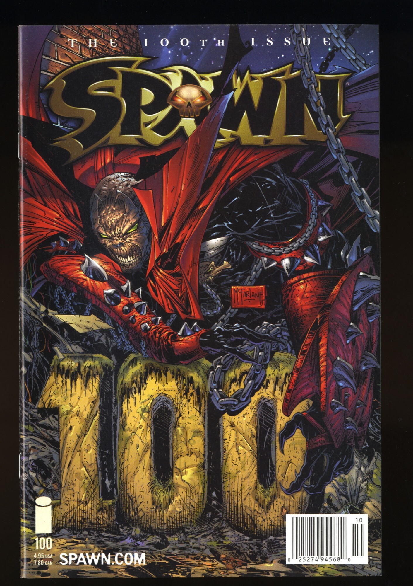 Spawn #100 VF+ 8.5 Newsstand Variant! | Comic Books - Modern Age, Image ...