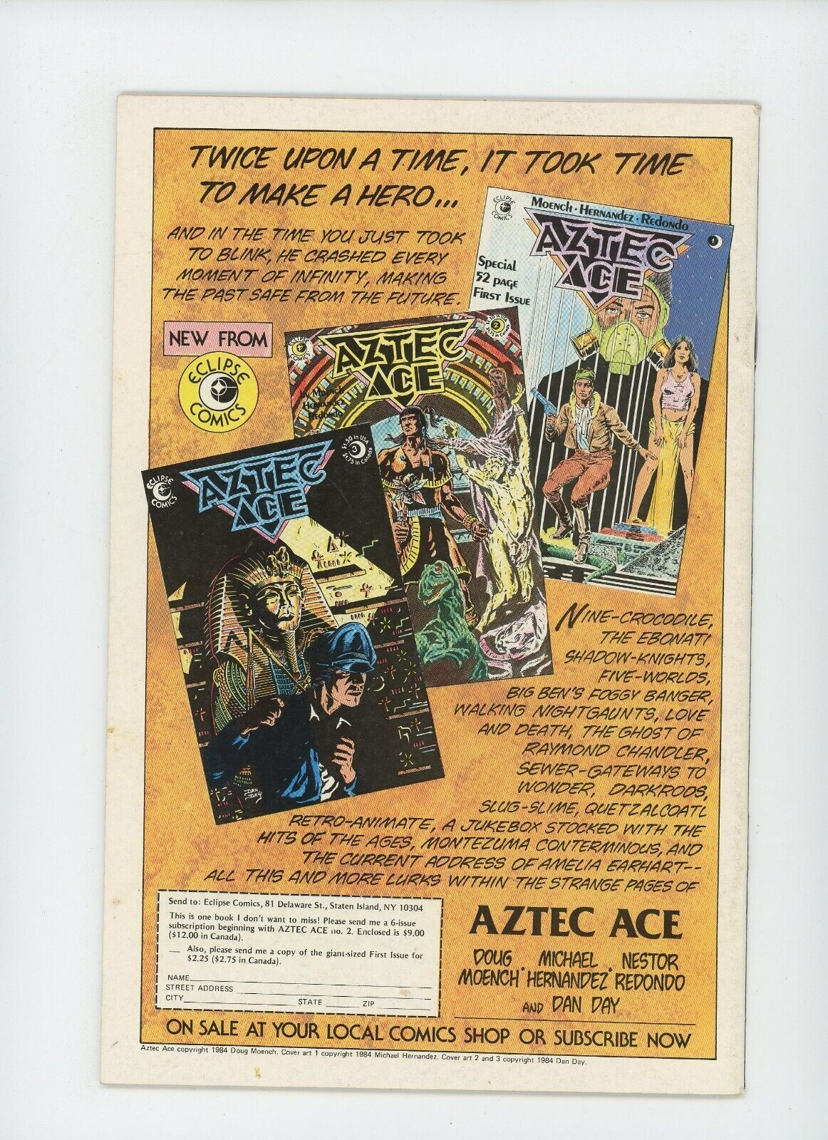 Crossfire #1 - Mark Evanier Story, Eclipse Comics! (8.0) 1984 | Comic ...