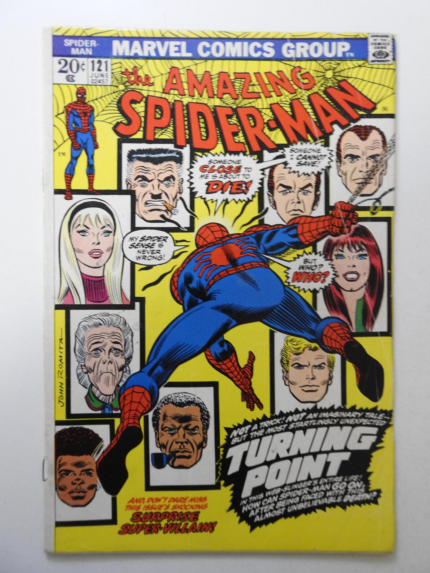 The Amazing Spider-Man #121 (1973) VG Condition "Death of Gwen Stacy ...