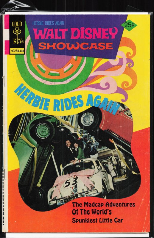 Walt Disney Showcase #24 Gold Key Variant (1974) Herbie the Love Bug ...