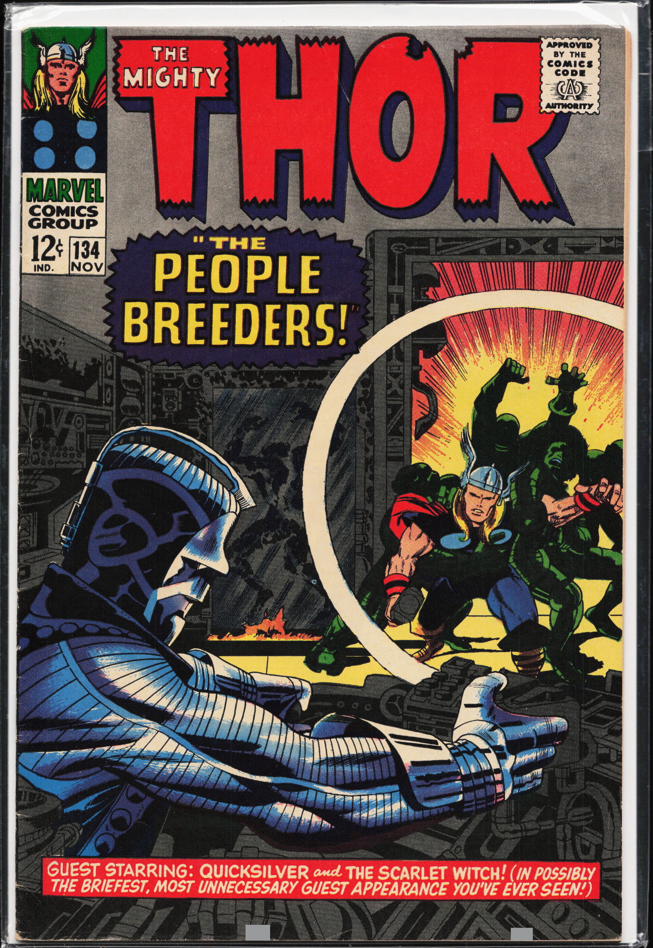 Thor #134 (1966) Thor [Key Issue] | Comic Books - Silver Age, Marvel ...