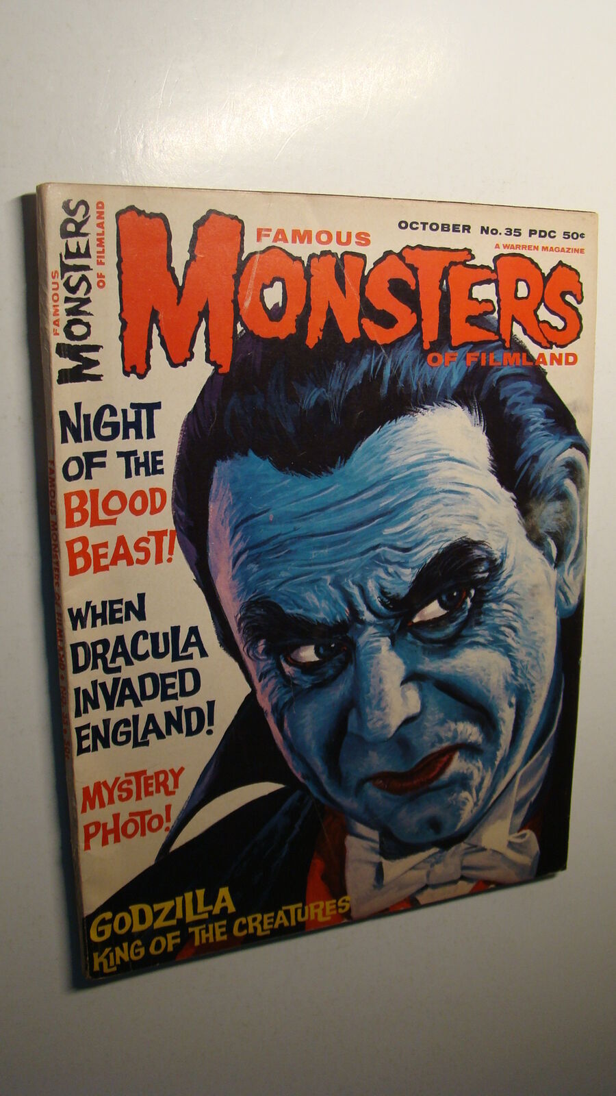 Famous Monsters 35 *Solid Copy* Warren Gogos Godzilla Dracula | Comic ...