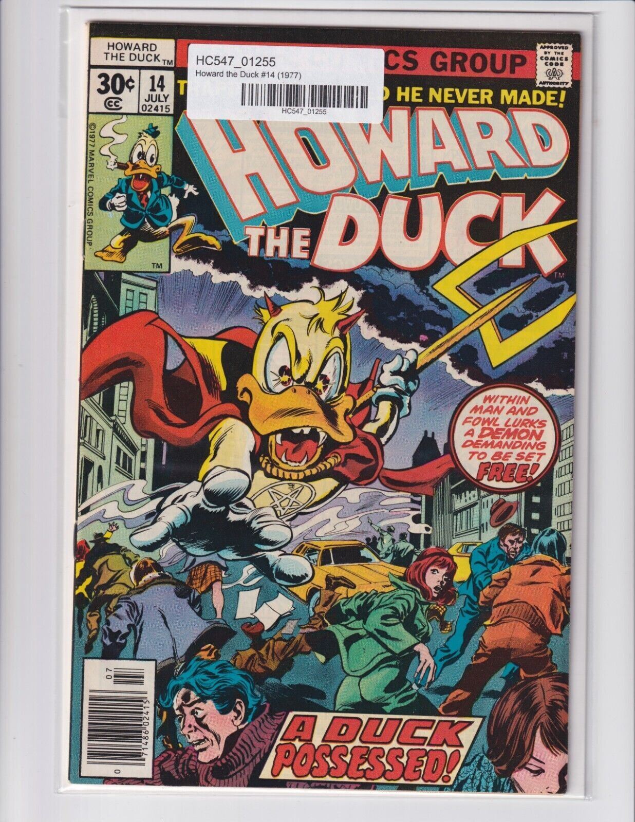 Marvel Comics: Howard the Duck Issue #14 ---1977 | Comic Books - Bronze ...