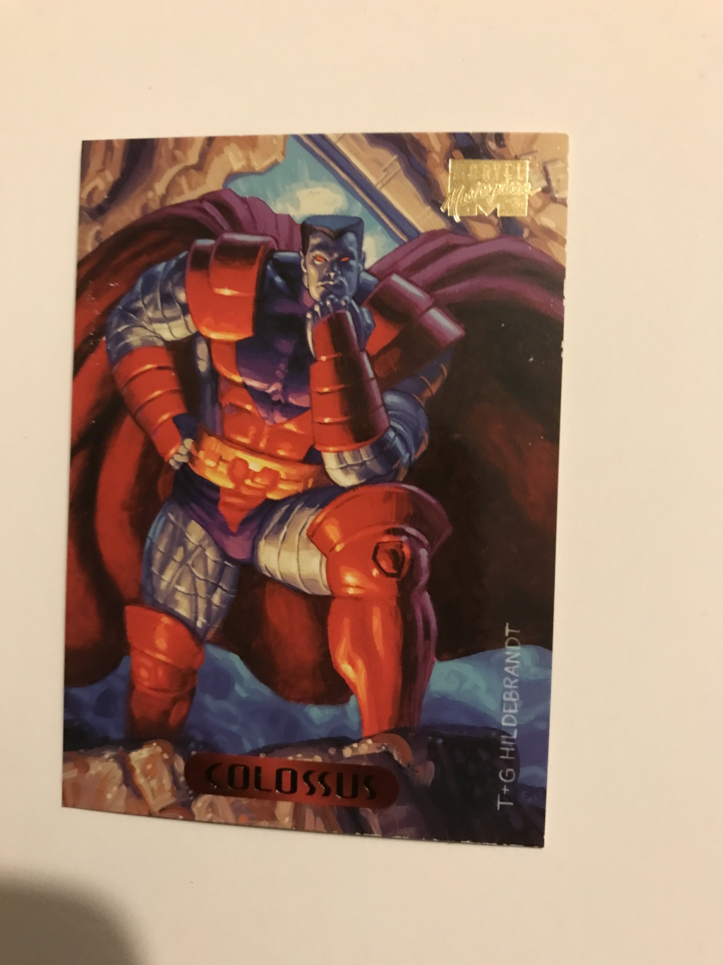 COLOSSUS #24 card : 1994 Marvel Masterpieces, NM; Hilderbrandt art ...