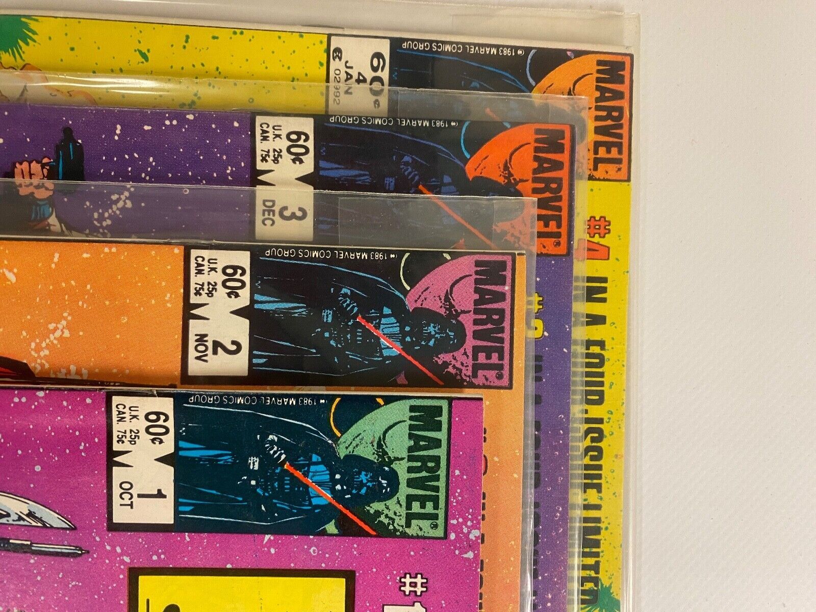 Star Wars Return of the Jedi Complete Marvel Comics LTD Series #1 2 3 4 ...