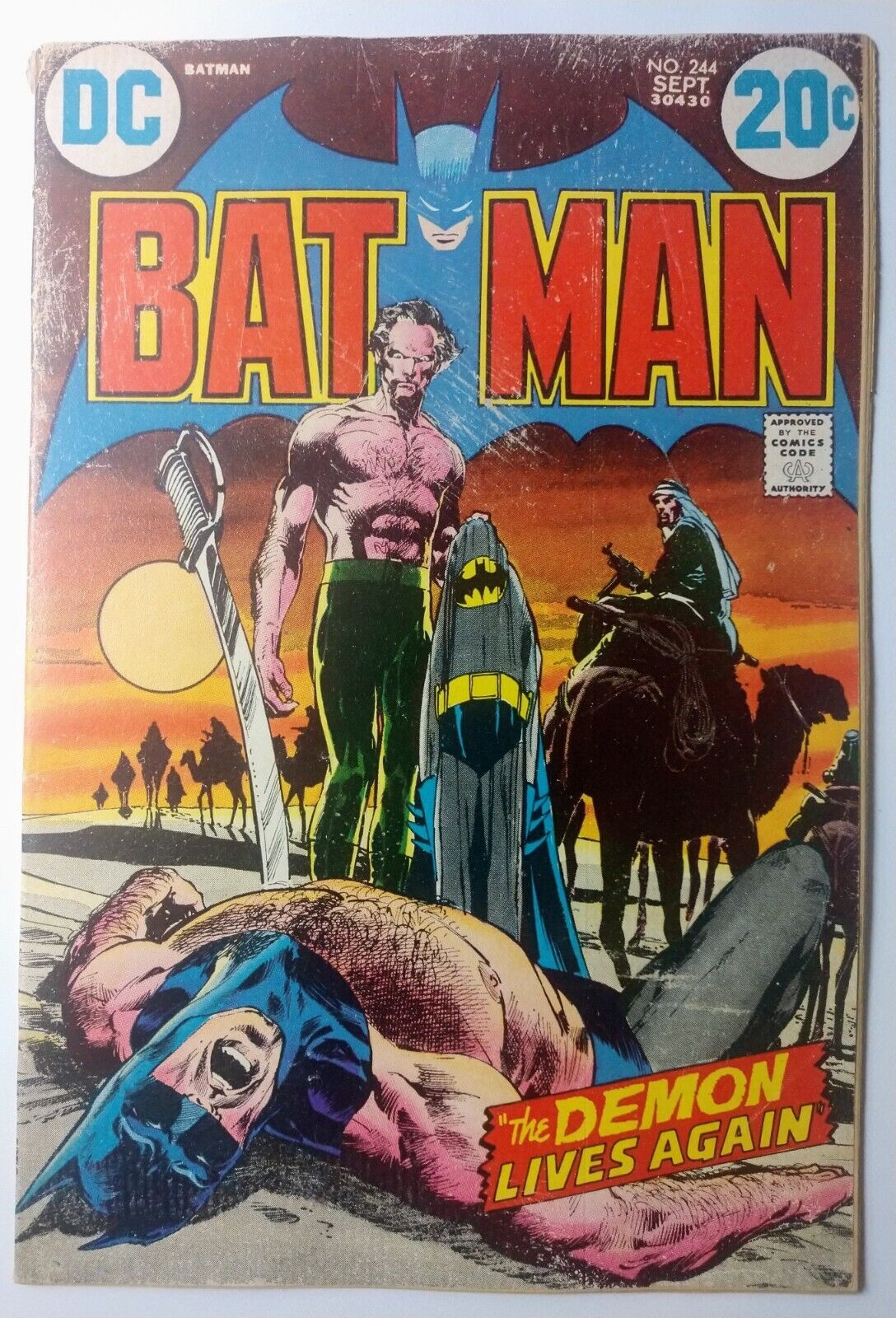 Batman #244 (2.5, 1972) Classic battle of Batman and Ra's al Ghul ...