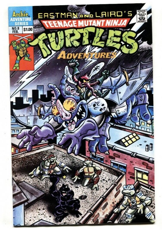 TEENAGE MUTANT NINJA TURTLES ADVENTURES #8 comic book 1990 Wingnut ...
