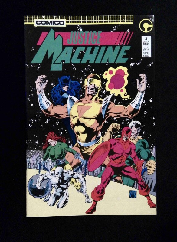 Justice Machine #3 COMICO Comics 1987 VF+ | Comic Books - Copper Age ...