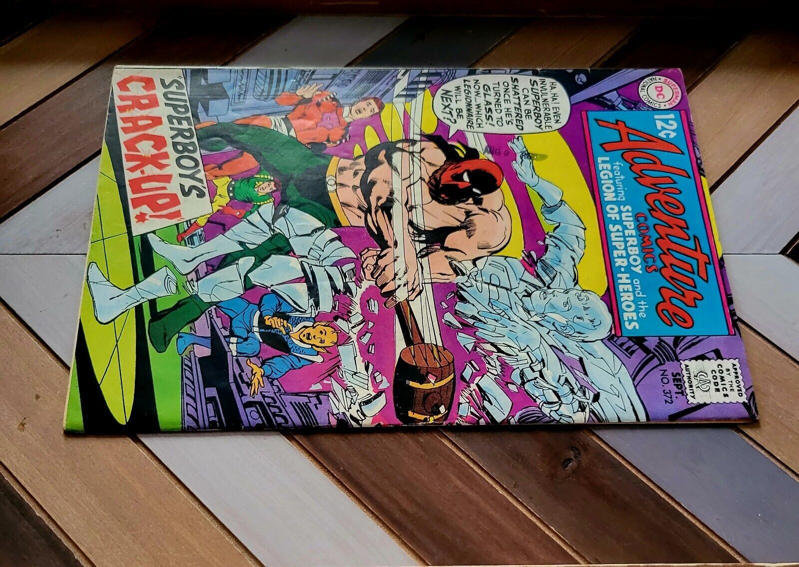 Adventure Comics #372 VG/FN DC 1968, CHEMICAL KING & TIMBER WOLF, Neal ...