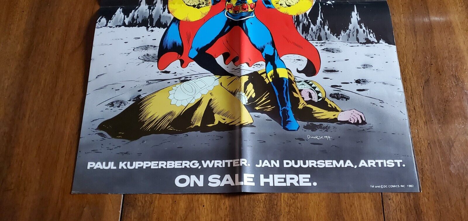 Arion DC Comics Promo Poster (1982) Dealer Exclusive Rare JAN Duursema ...