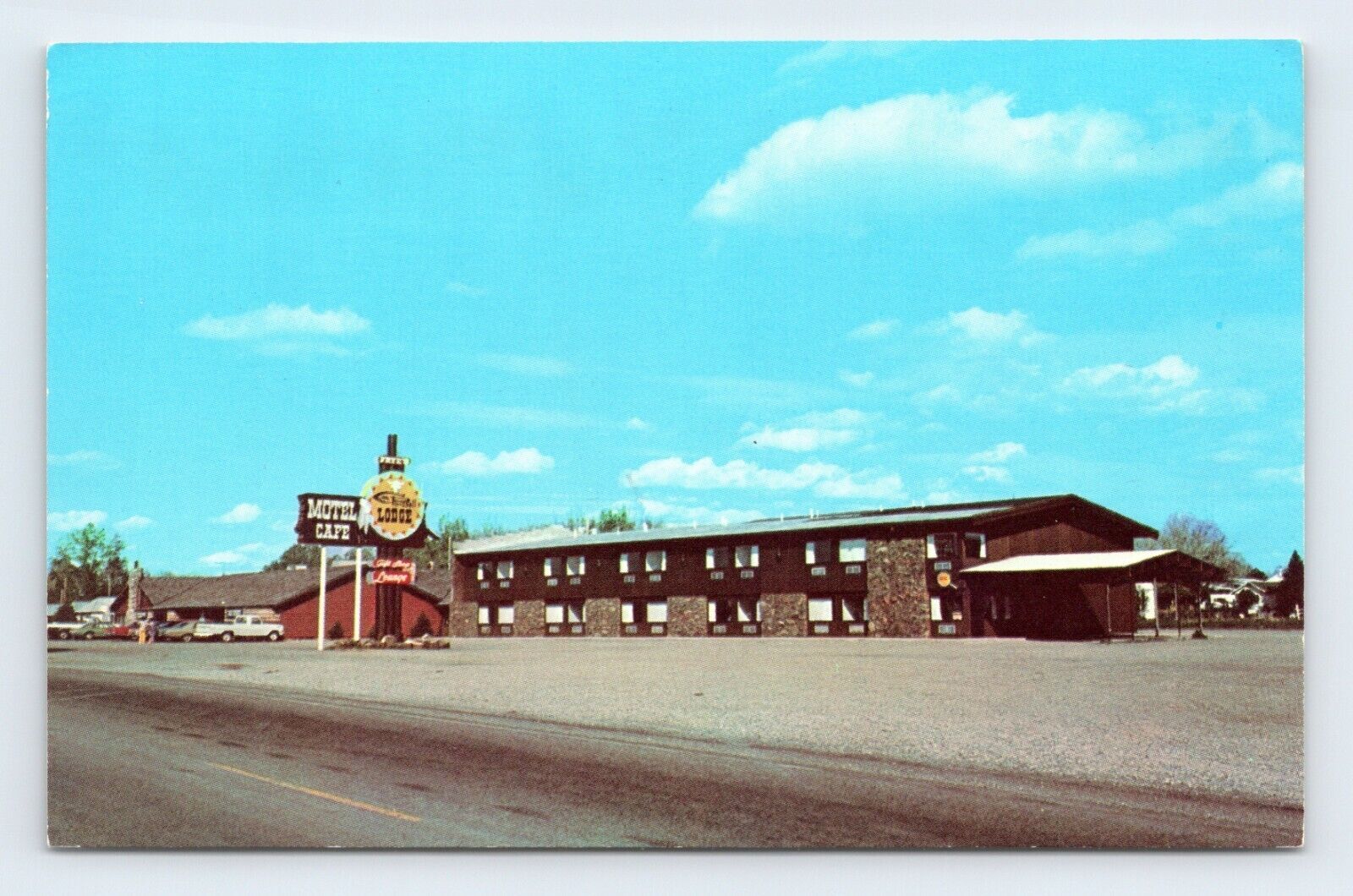 Frye's Cafe Motel Big Timber Montana MT UNP Chrome Postcard N6 | United ...