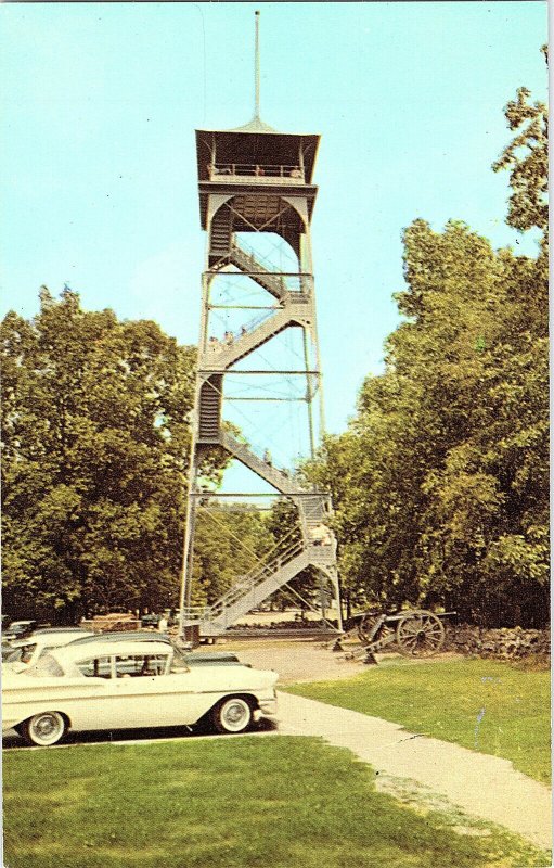 Steel Observation Tower Gettysburg PA Vintage Postcard Standard View ...