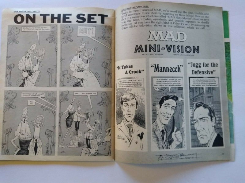 MAD Magazine Dec 1968 Issue 123 Movies TV Red Baron Mannix Judd for the ...