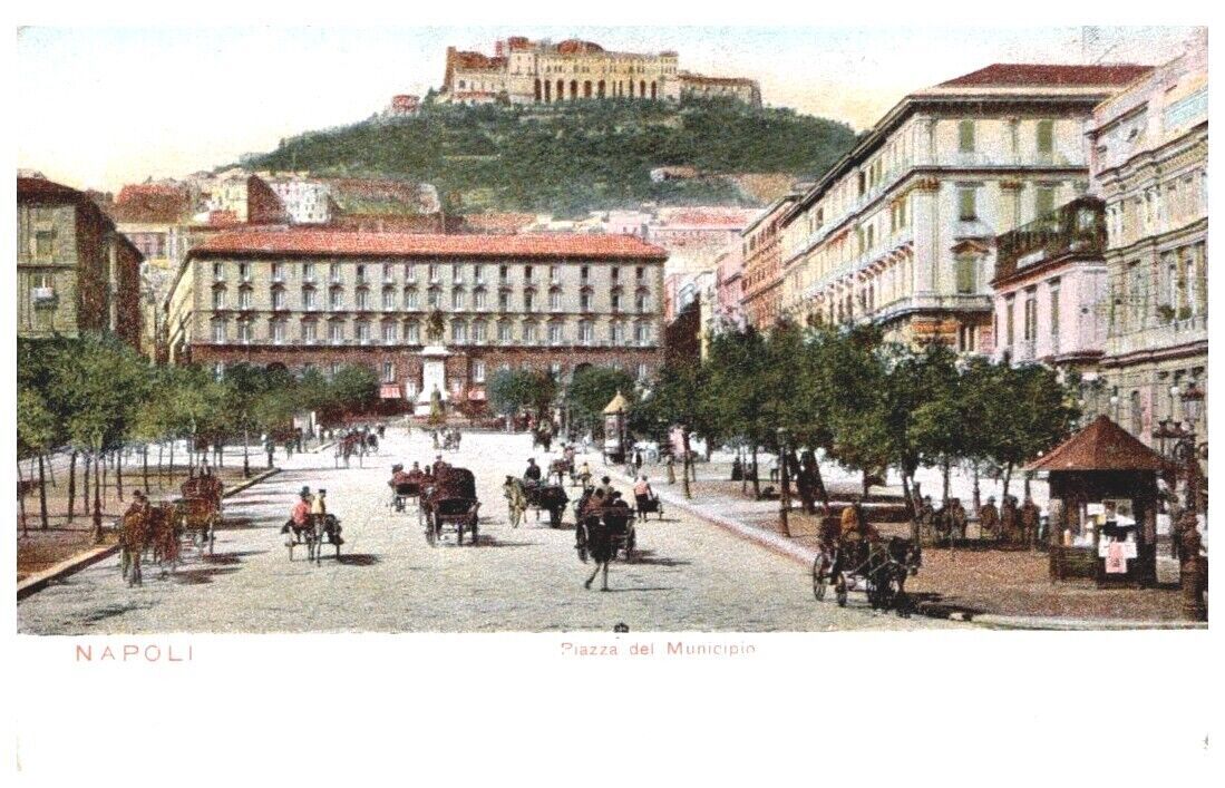 Piazza DEL Municipio,Napoli.VTG Original Italian Postcard*C10 | Europe ...