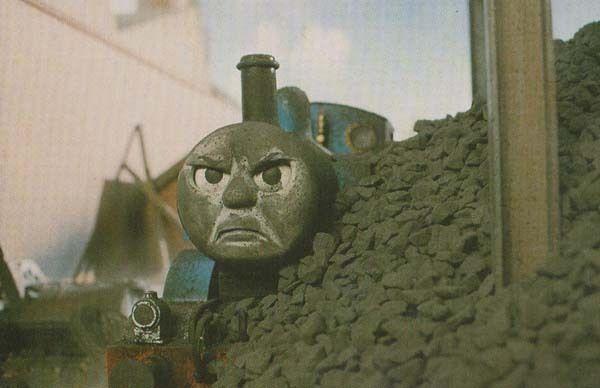 Thomas The Tank Engine Covered In Coal Coaldust Childrens Railway ...