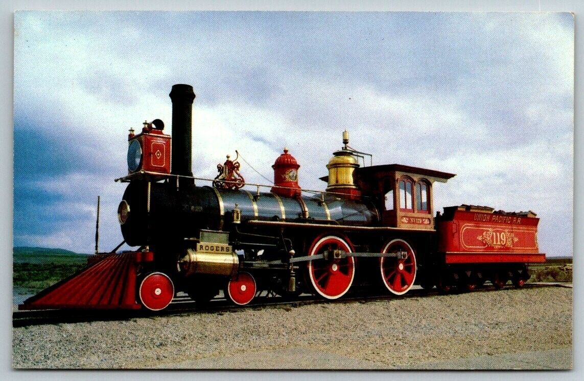 Replica Union Pacific Steam Locomotive #119 Railroad Postcard | Other ...