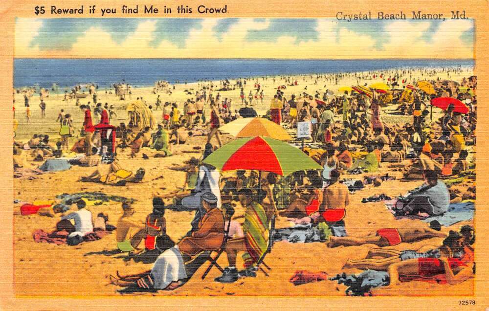 Retro Beach Postcards