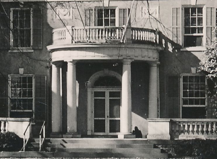 RPPC Front View of Roosevelt Home - FDR Historic Site, Hyde Park NY ...
