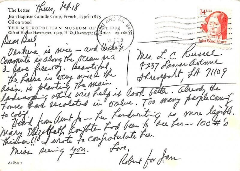 The Letter, The Metropolitan Museum Of Art | Topics - Fine Arts ...