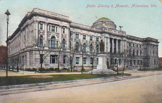 Wisconsin Milwaukee Public Library & Museum 1909 | United States ...
