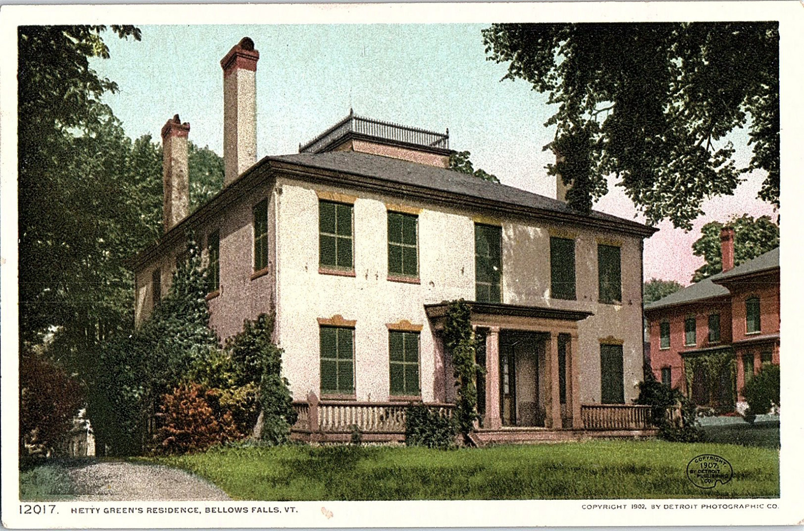 Postcard HOUSE SCENE Bellows Falls Vermont VT AI2699 | United States ...