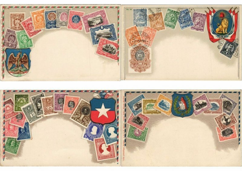 South America Stamps Ottmar Zieher 16 CPA (L3338) | Latin & South ...