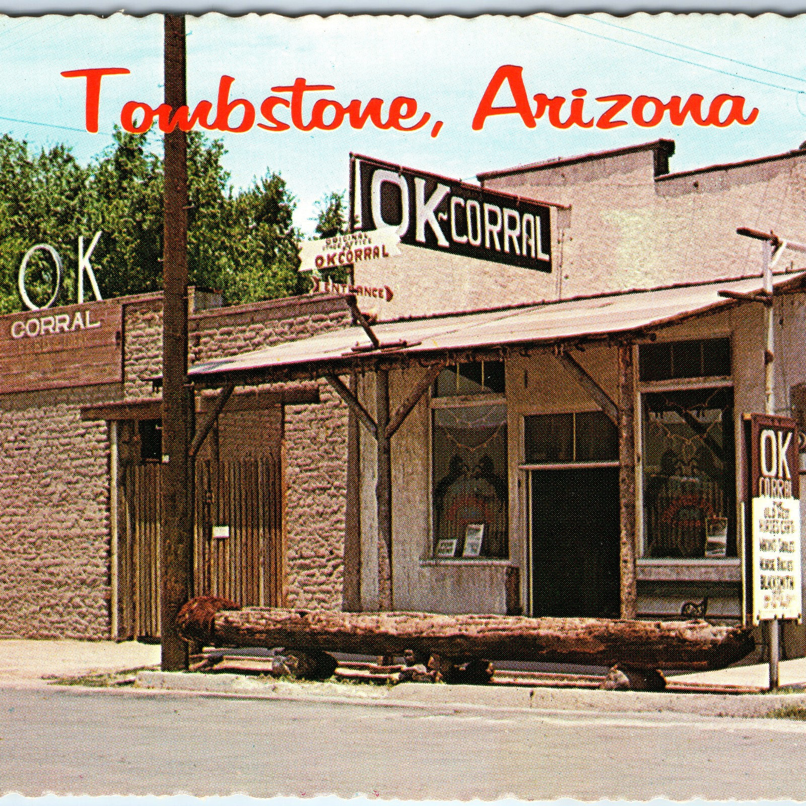 c1970s Tombstone AZ OK Corral Wyatt Earp Clanton Outlaw Fight Doc ...