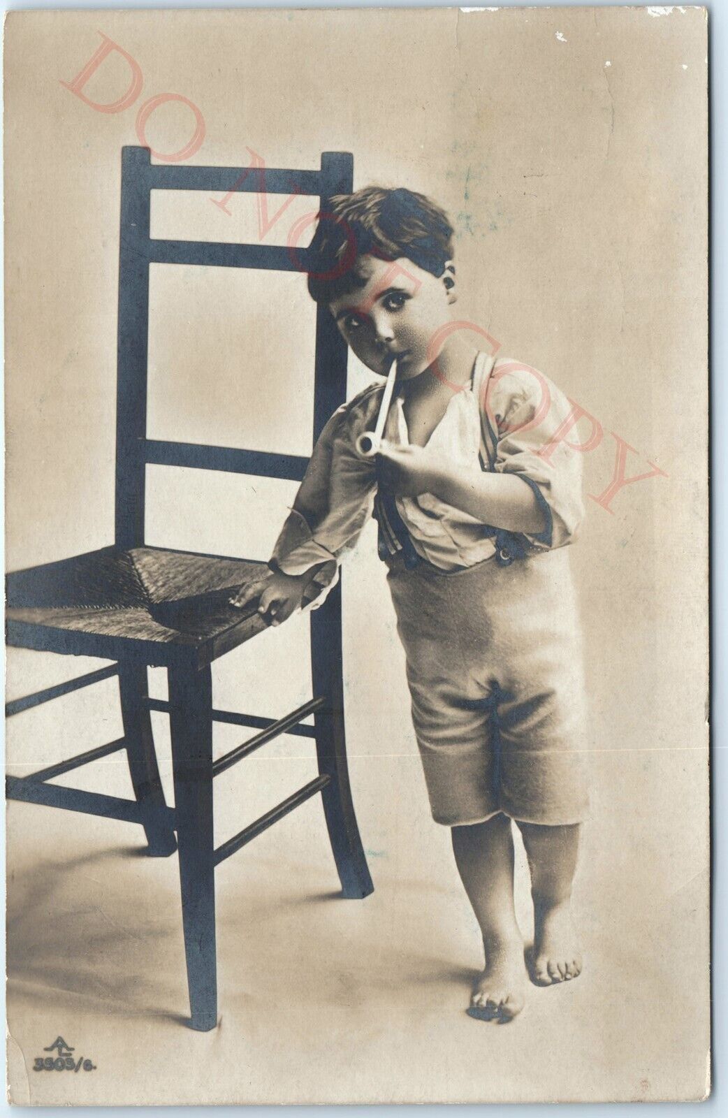 c1900s Little Boy Smoking Pipe RPPC Cute Young Child Weird Tobacco Corn ...