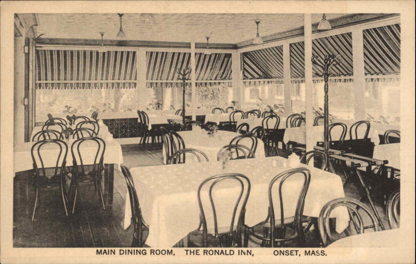 Onset Massachusetts MA Hotel Restaurant Interior View c1900s-10s ...