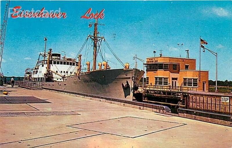 NY, Massena, New York, Eisenhower Lock, Saint Lawrence Seaway ...