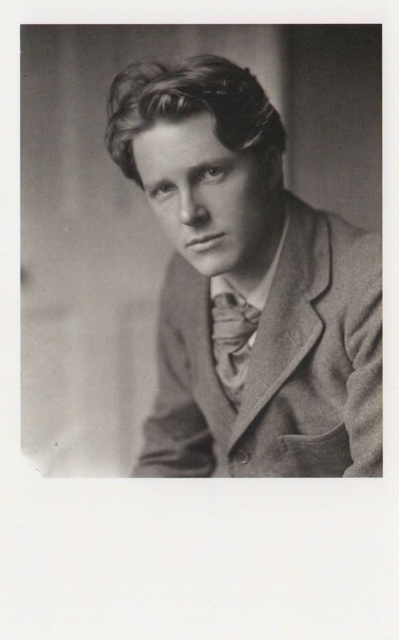 Rupert Brooke WW2 Poetry Book Author Award Photo Gallery Postcard ...