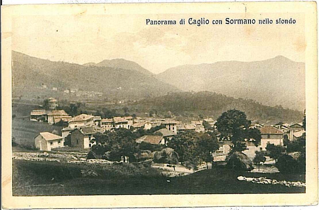 CARTOLINA d'Epoca - COMO : Caglio con SORMANO 1927 | Europe - Italy ...