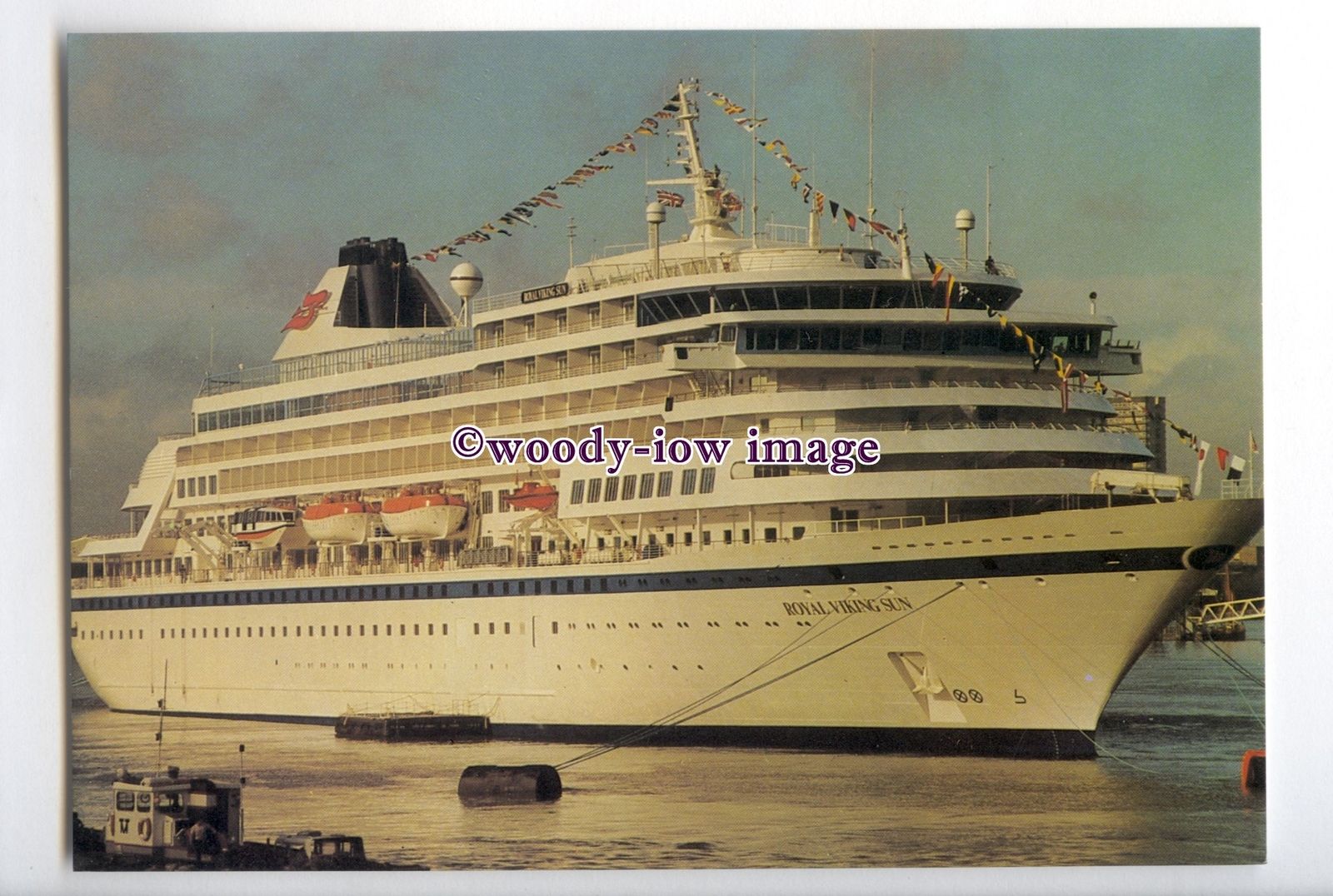 LN1245 - Royal Viking Line Liner - Royal Viking Sun , built 1988 ...