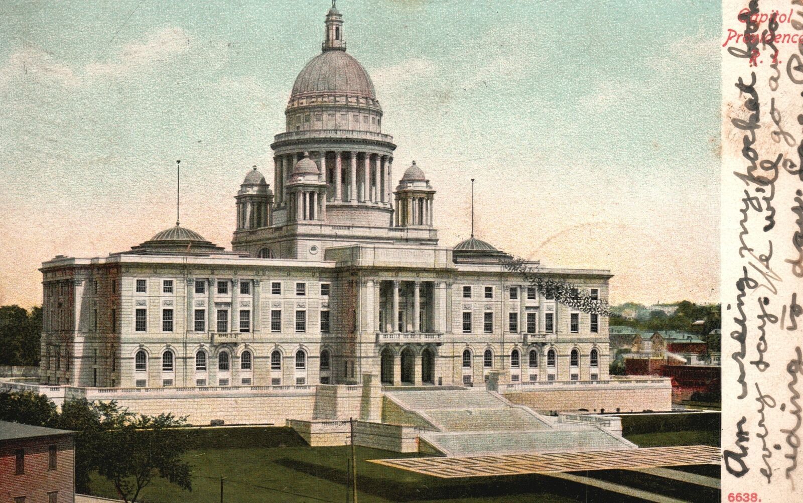 Vintage Postcard 1905 Capitol Building Providence Rhode Island R. I ...