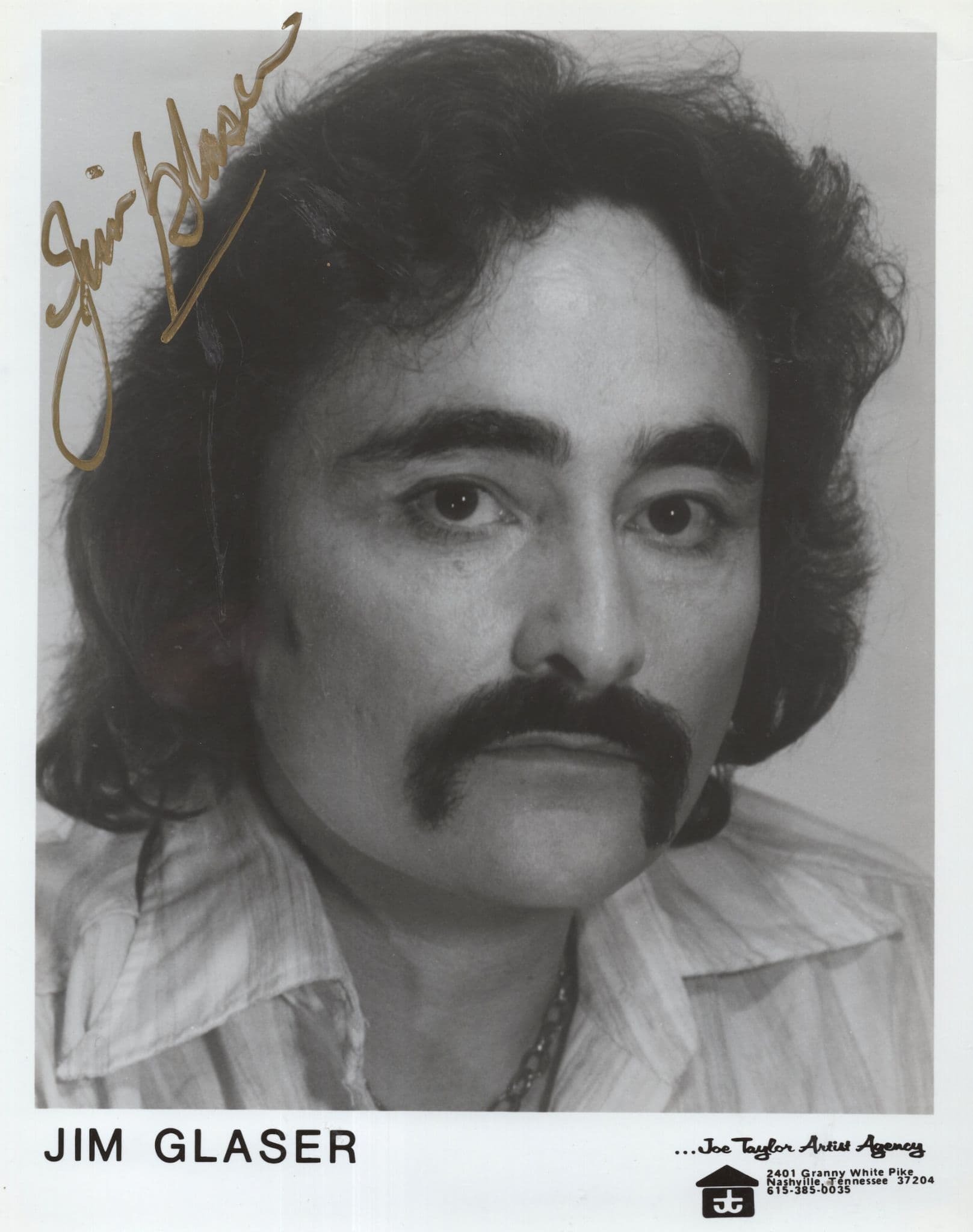 Jim Glaser Giant Country & Western 10x8 Rare Hand Signed Photo | Topics ...