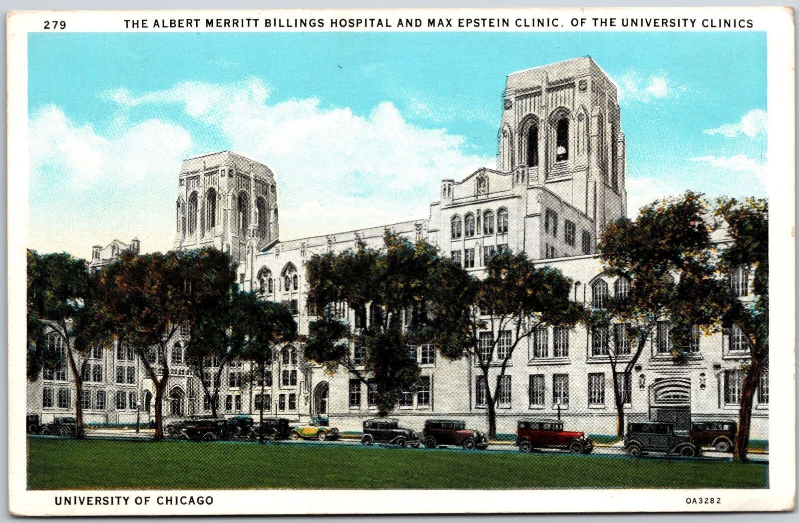 Albert Merrit Building Hospital Clinic University Of Chicago Illinois ...